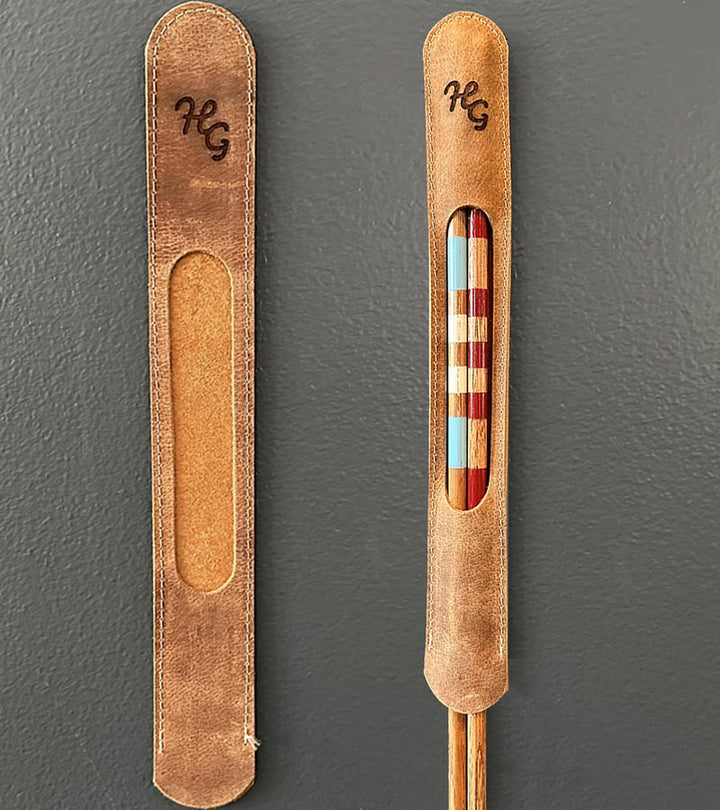 Hazy Golf: See Through Leather Alignment Sticks Cover